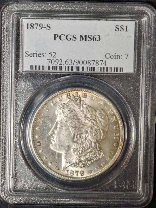 1879-S PCGS MS63 - Rum River Coin