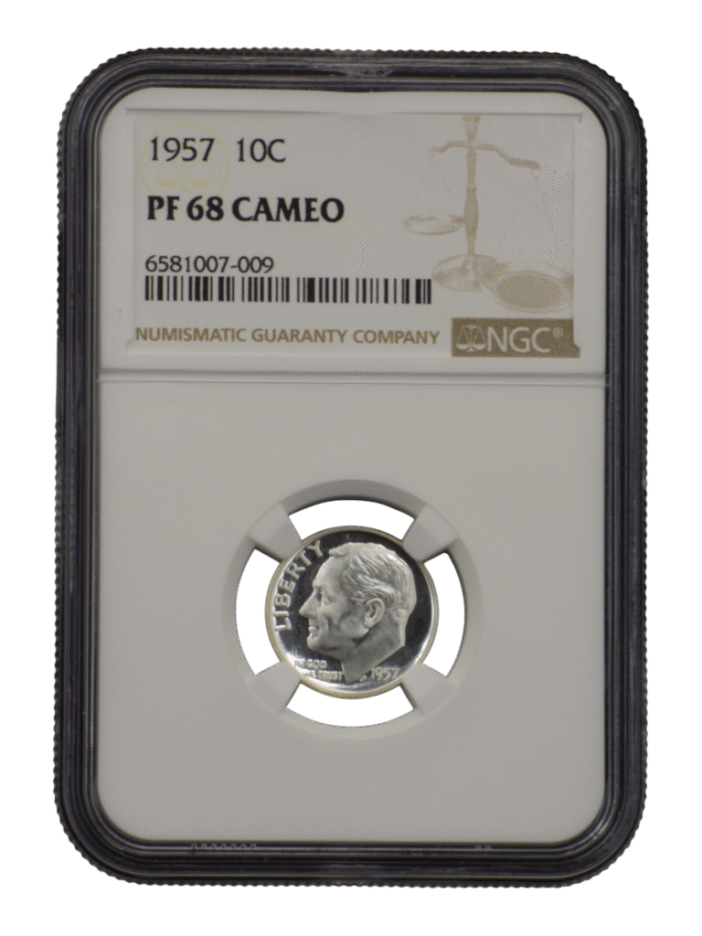 1957 NGC PF68 CAMEO - Rum River Coin