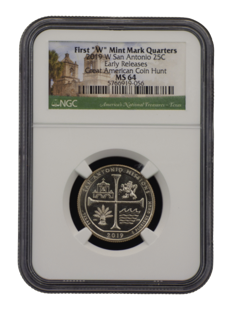 2019-W NGC MS64 " San Antonio" - Rum River Coin
